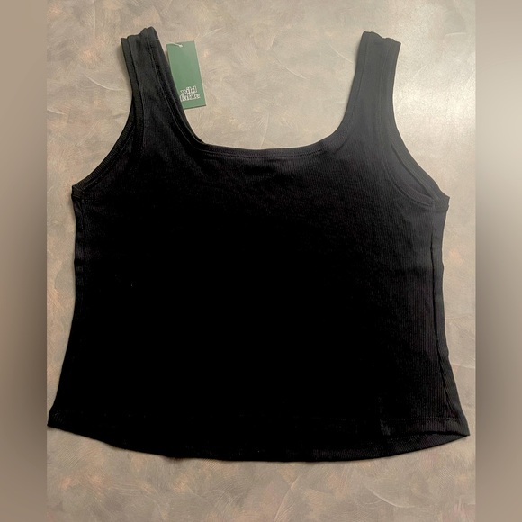 wild fable | Tops | Wild Fable Black Fitted Crop Tank Top Plus Size ...